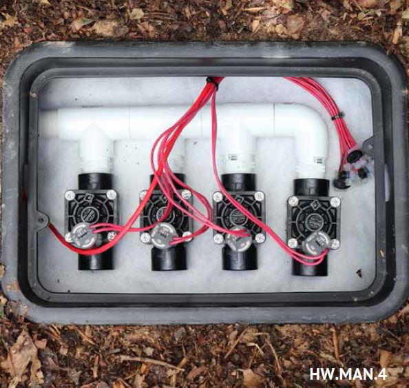 HW.MAN.4 SUPPLY AND INSTALL 4 STN SOLENOID VALVE MANIFOLD AND VALVE BOX ...
