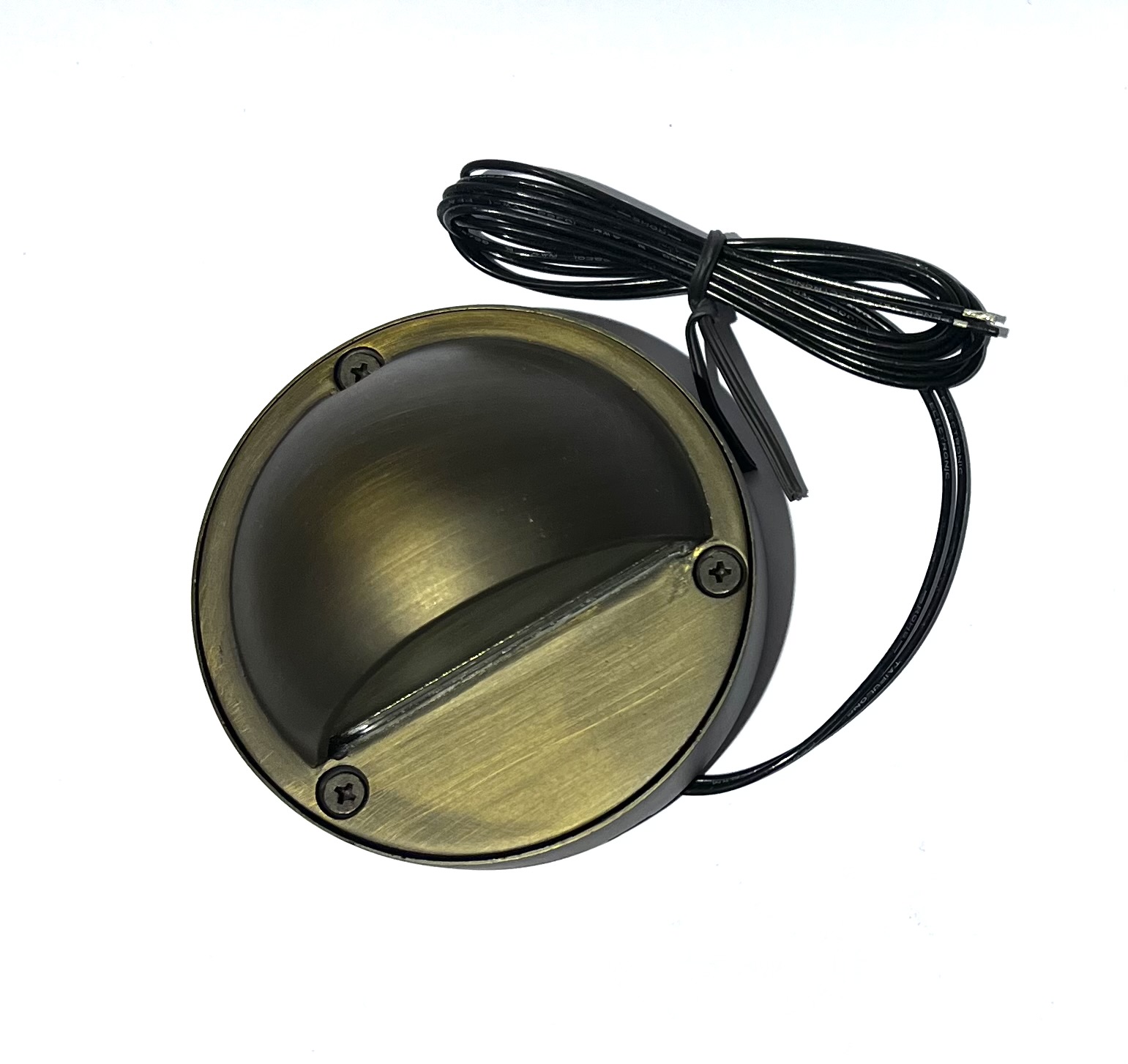 ZZZ.AWL-01-BR-LED AQUALUX PHOENIX STEP LIGHT AGED BRASS 12V/24V LED ...